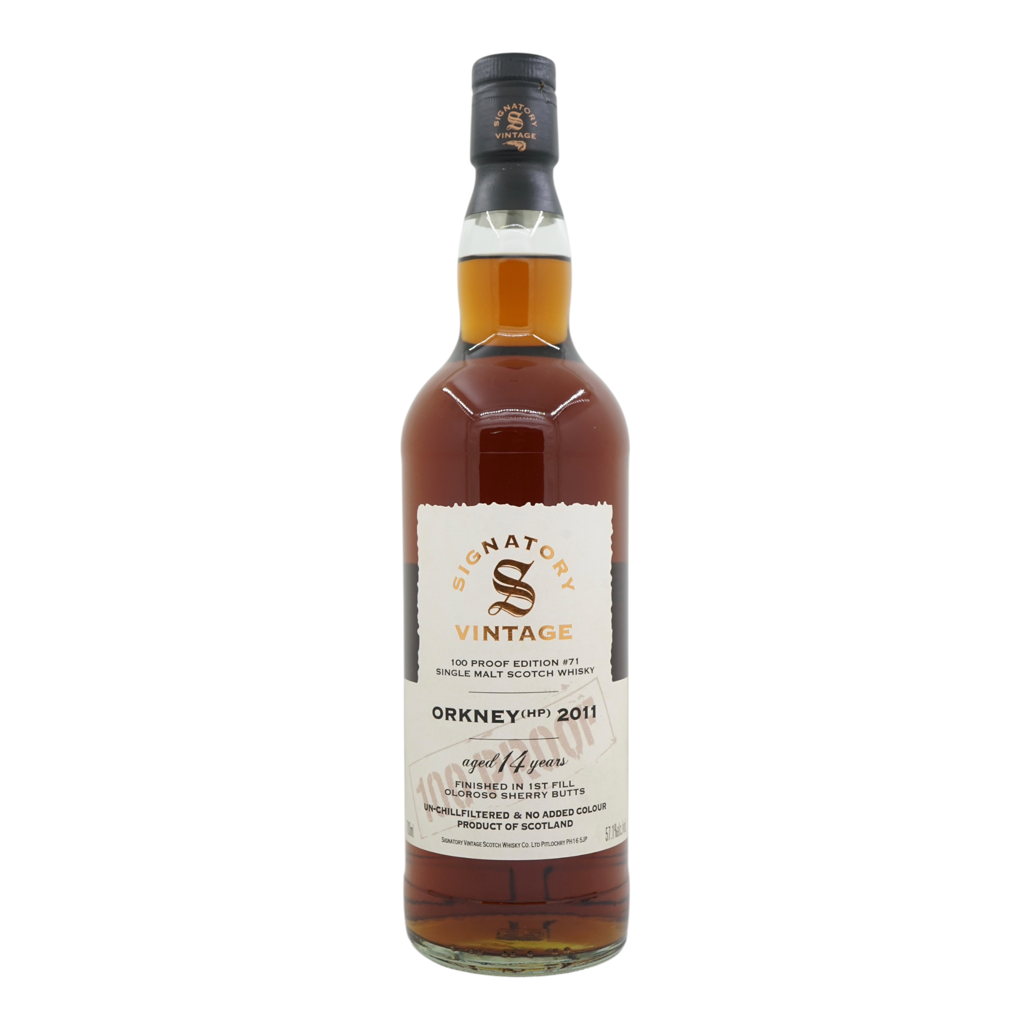 Orkney (HP) 2011/2026 14 Year Old 100 Proof Edition #71 Signatory Vint ...
